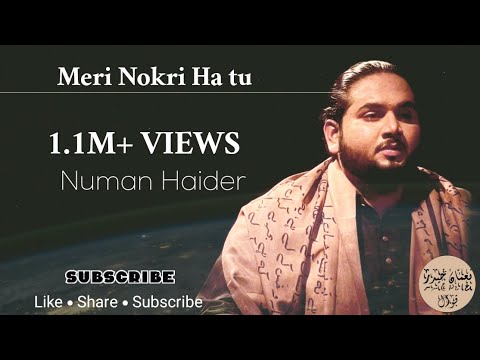 Meri Nokri Ha tu | Cover Track | Numan Haider