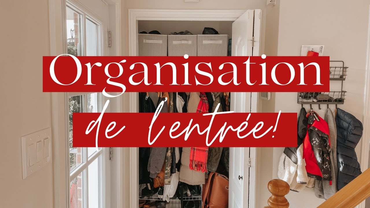 Organisation garde robe d'entrée + je perds le goût et l'odorat! | Vlog ...