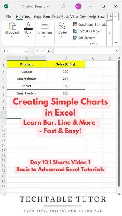 How to Create Stunning Charts in Excel- Day 10, Video 1 #excel #excelshorts #exceltutorial - YouTube