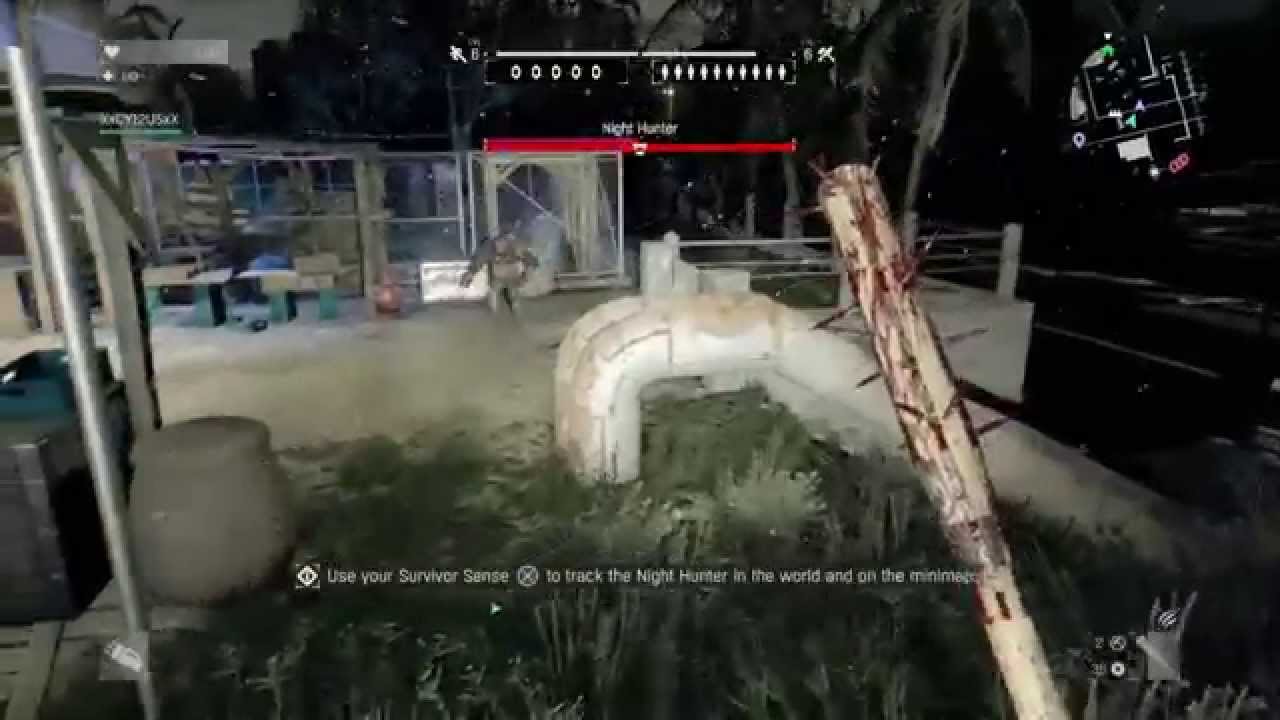 Amazing Dropkick to a Night Hunter - Dying Light - YouTube