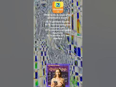 Qt What is the purpose of the qOverload macro - YouTube