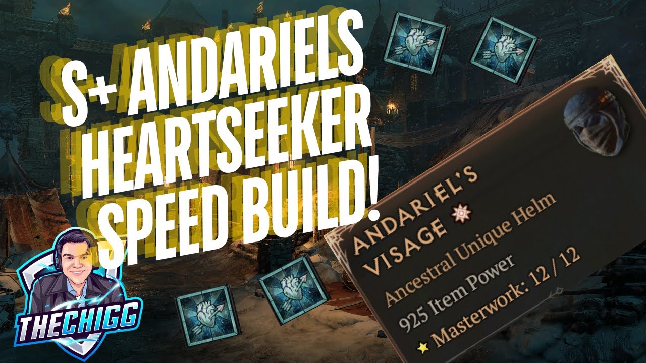 Diablo 4 Season 4 | Andariel's Heartseeker Rogue Speed Build Guide ...
