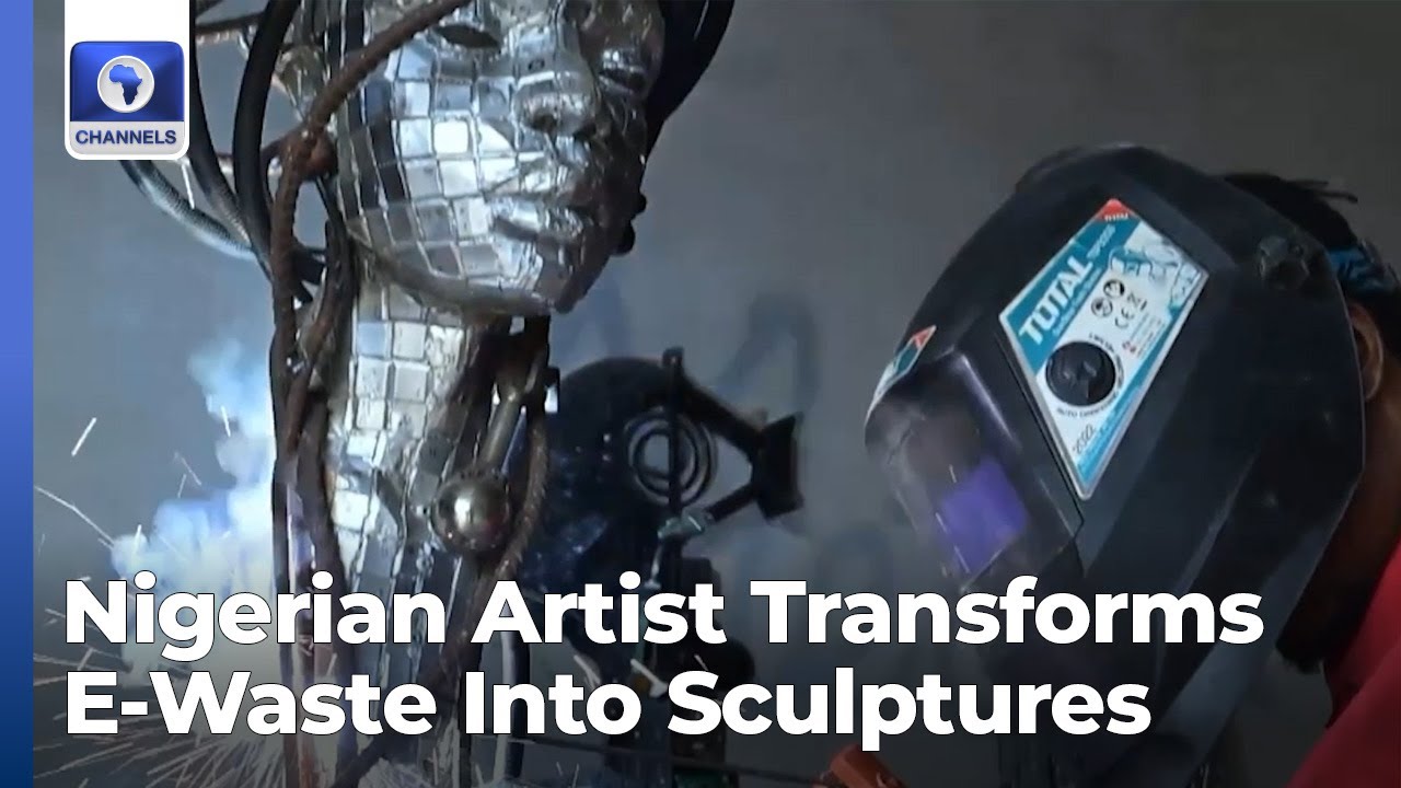 Trash To Treasure: Nigerian Artist Transforms E-Waste Into Sculptures ...
