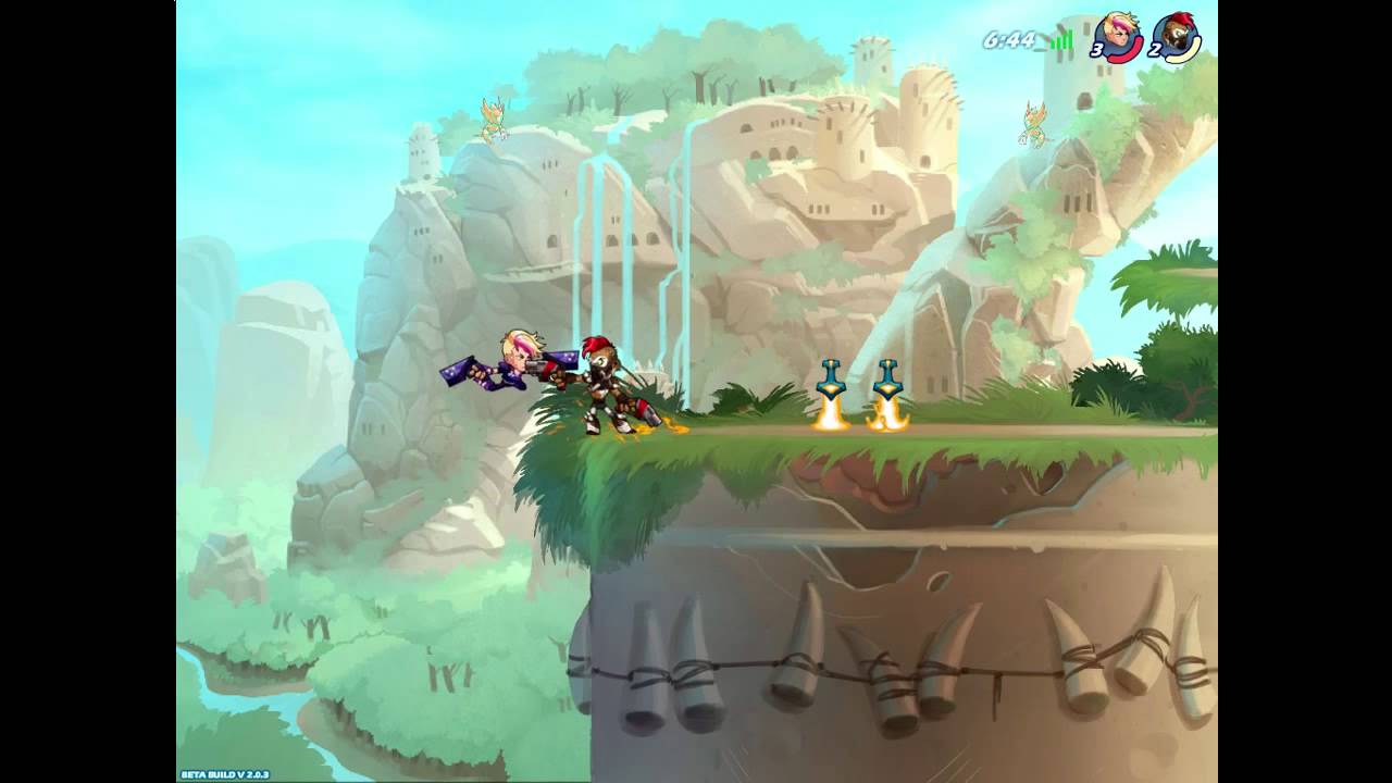 Brawlhalla: playing Barraza - YouTube