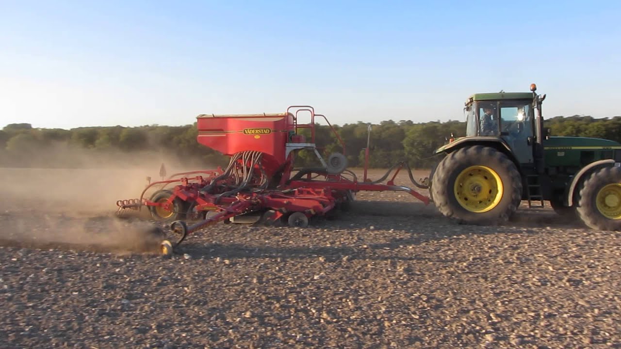 Sowing winter barley oct 15 - YouTube