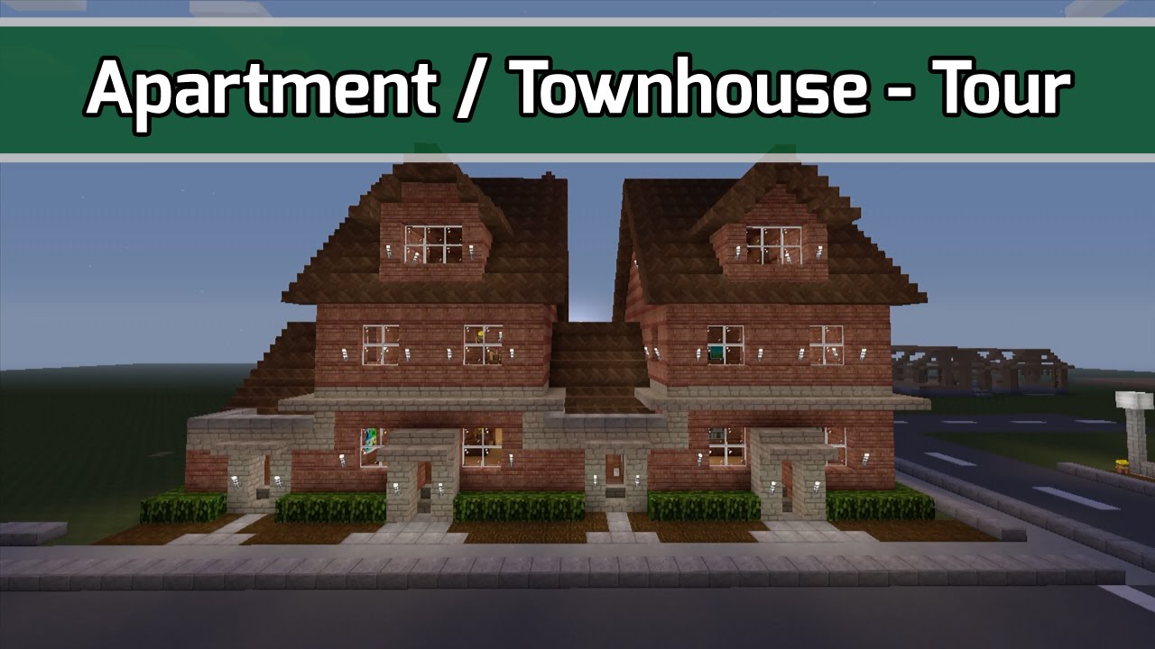 Minecraft: Townhouse / Apartment / Condo -- Tour (City Texture Pack ...