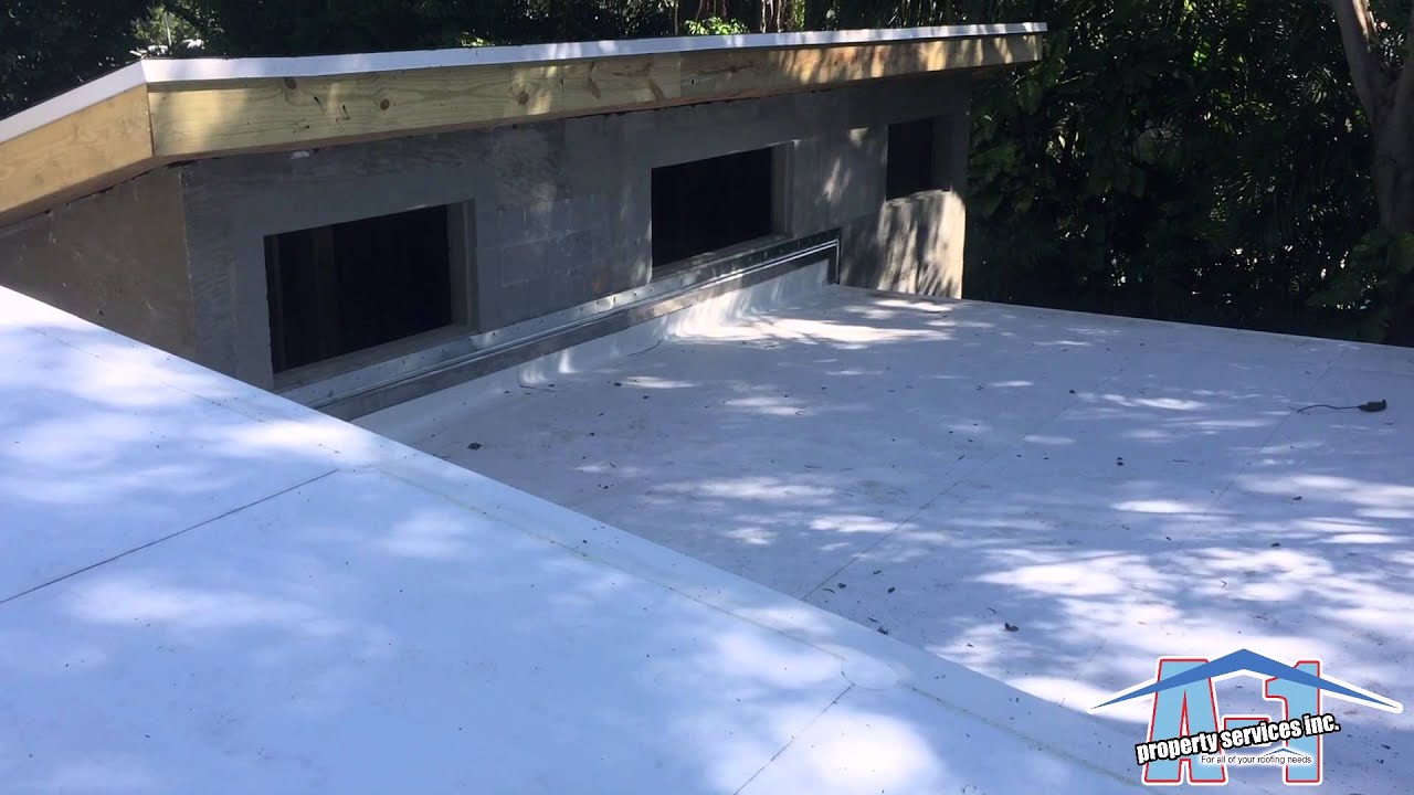 GAF TPO Freedom - Miami Roofing - After - Part 2 of 2 - YouTube