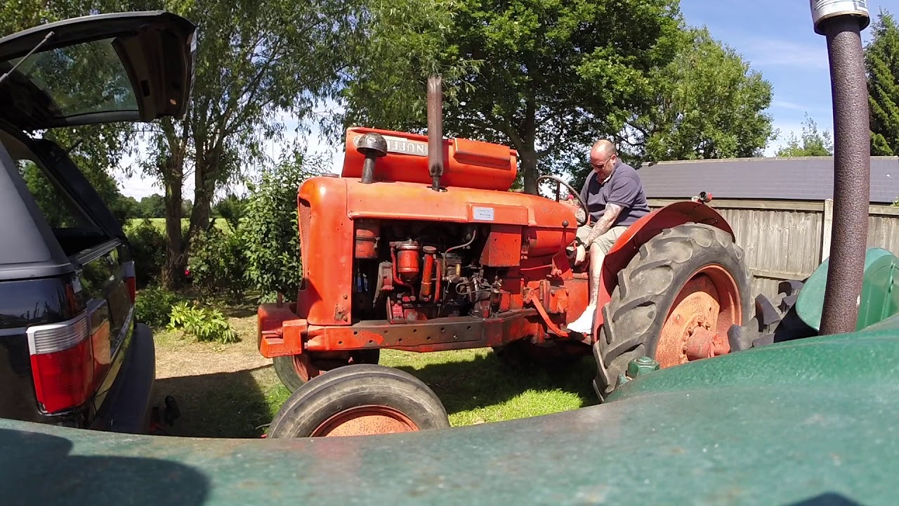 Unwrapping the Nuffield Vintage Tractor - YouTube
