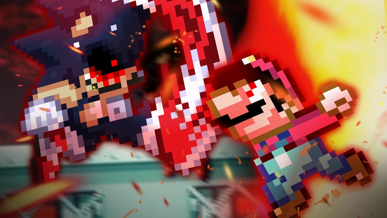 WHAT THE HELL IS THIS THING? Devil Mario VS Sonic.EXE REACTION! - YouTube