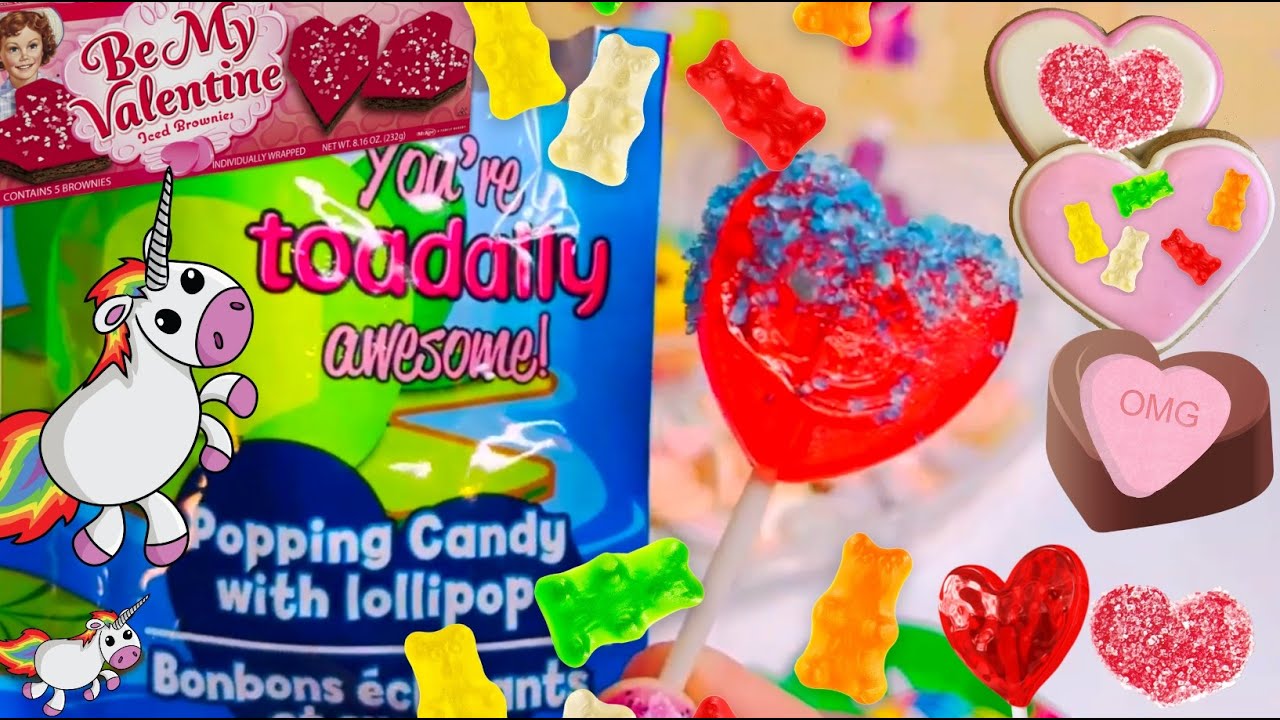 NEW 101 Snack Opening Pop Rocks Hubba Bubba Tape Gum Sour Hearts ...