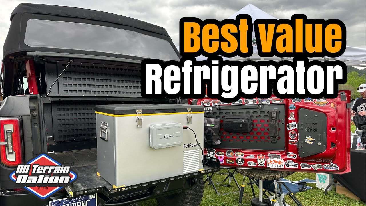 Overland or Van life Refrigerator with portable power - YouTube