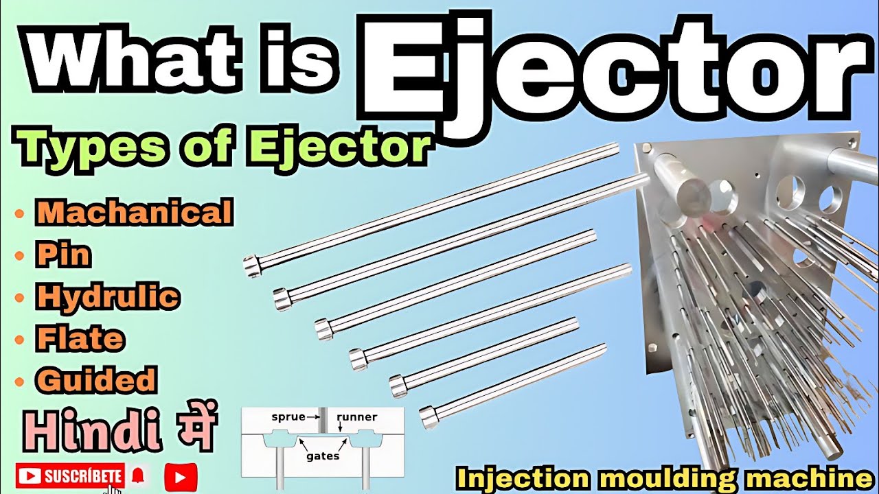 What is Ejector in Injection moulding machine |types of Ejector|ejector ...