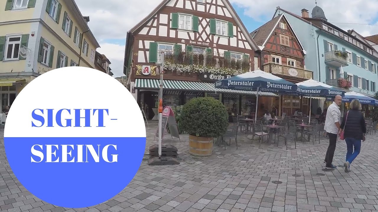 SIGHTSEEING in Oberkirch in Black Forest in GERMANY - YouTube