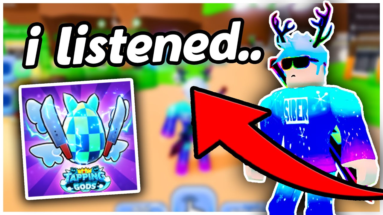 BILLIONS of TAPS on Roblox Tapping Gods // Anime Update... I listened ...