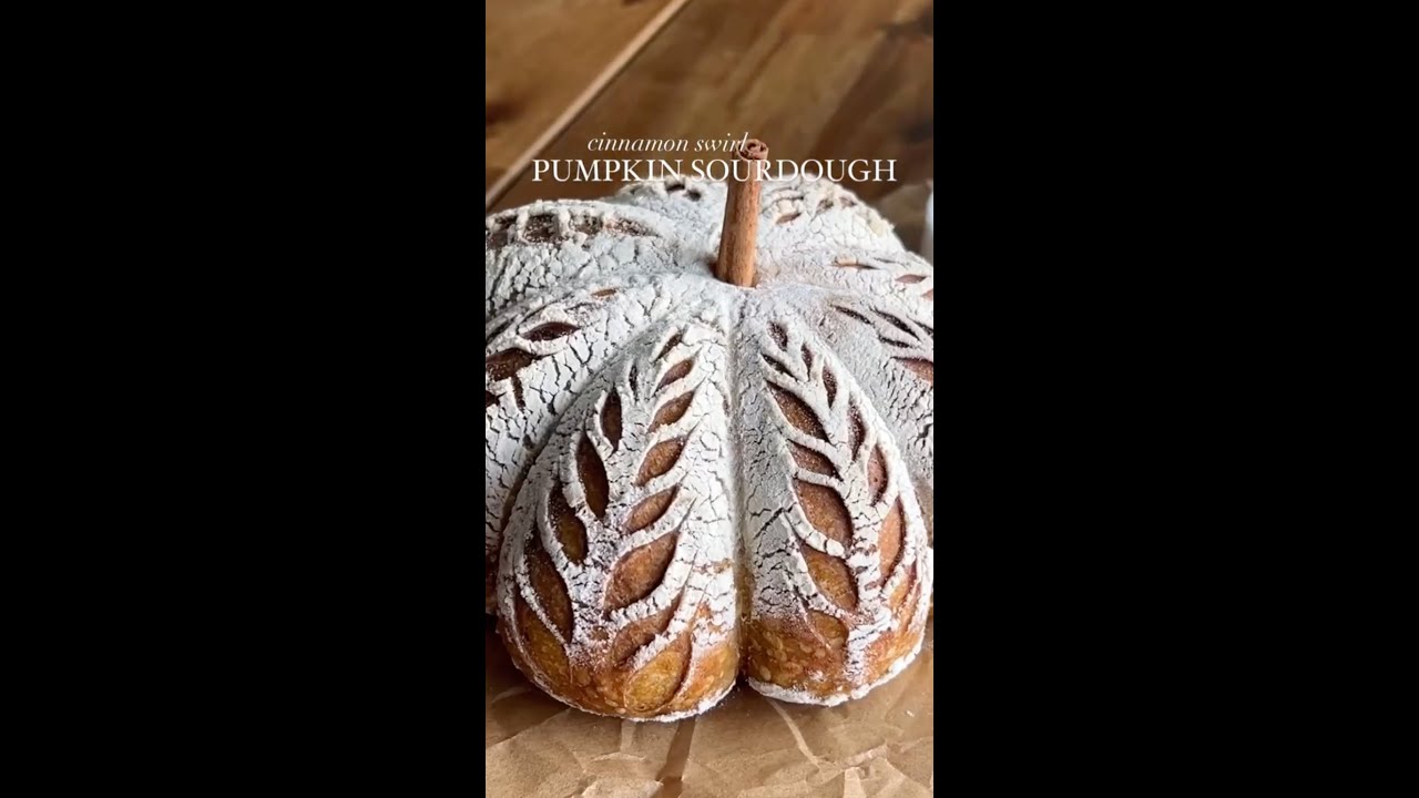 Cinnamon Swirl Pumpkin Sourdough Bread Recipe By Kiley O'Donnell - YouTube