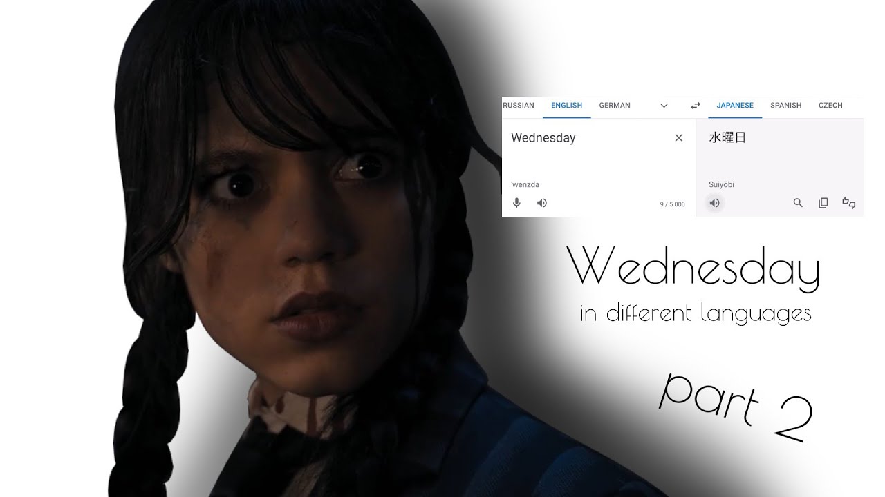 Wednesday in different languages meme - part 2 - YouTube