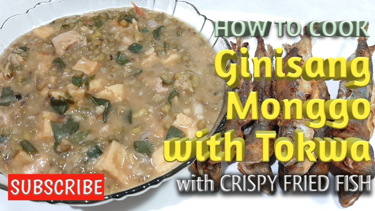 GINISANG MONGGO WITH TOKWA (Mung Bean Soup) | You gotta try this one ...