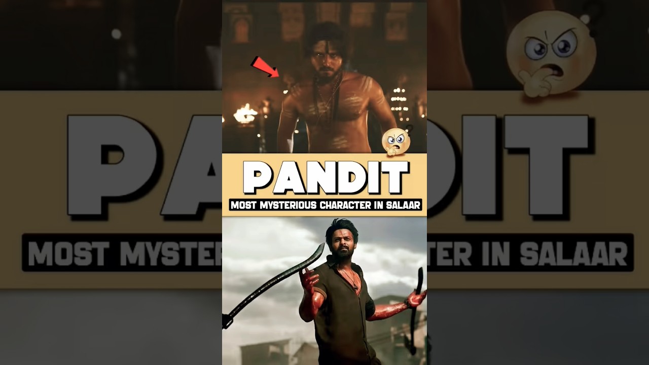 Who's Pandit in Salaar Movie #shorts #salaar #movie #prabhas #bollywood ...