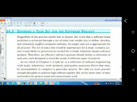 Defining task set for the software projects. - YouTube