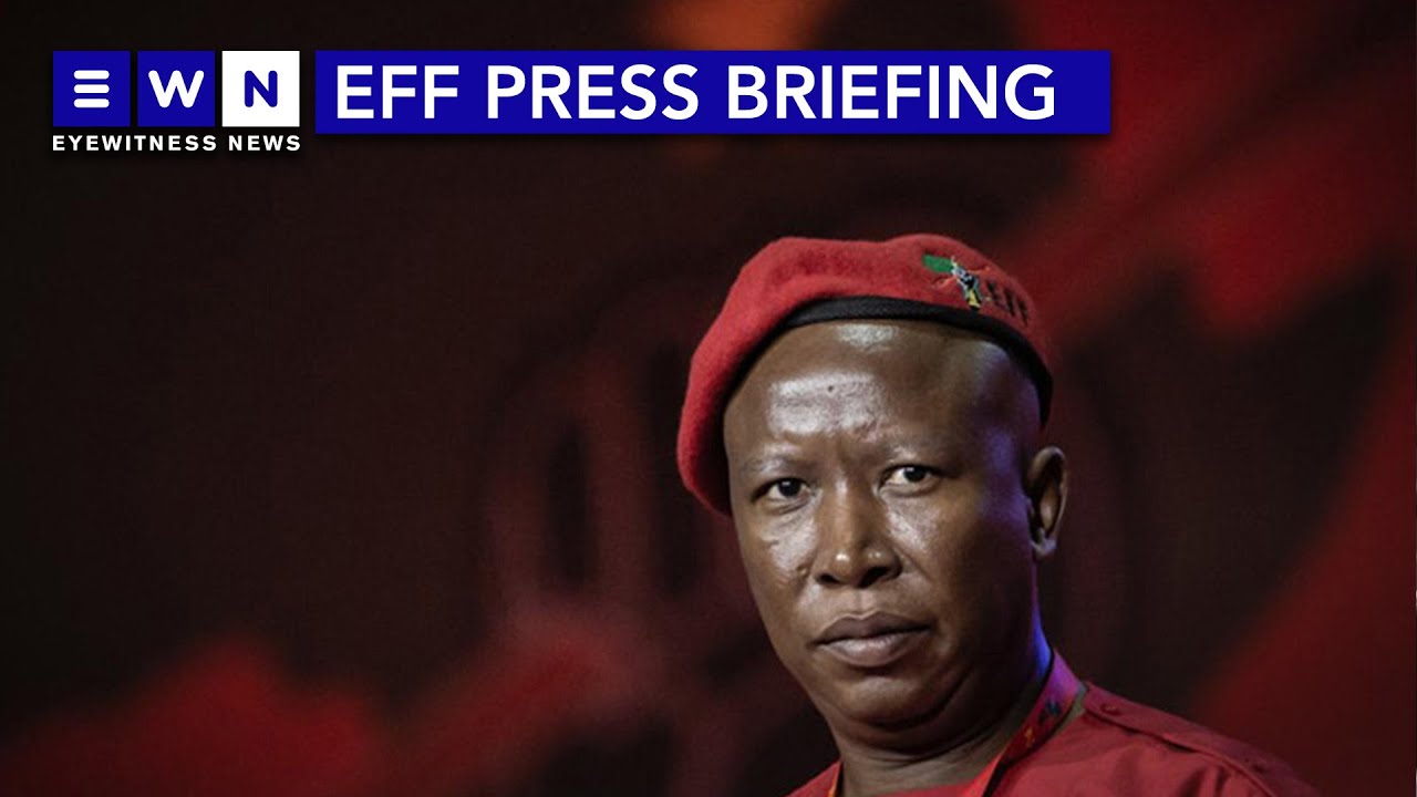 LIVE: EFF press briefing - YouTube
