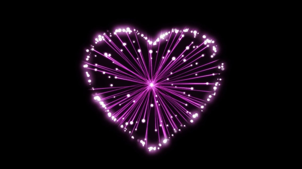 PINK HEART BURST OVERLAY EFFECT - YouTube