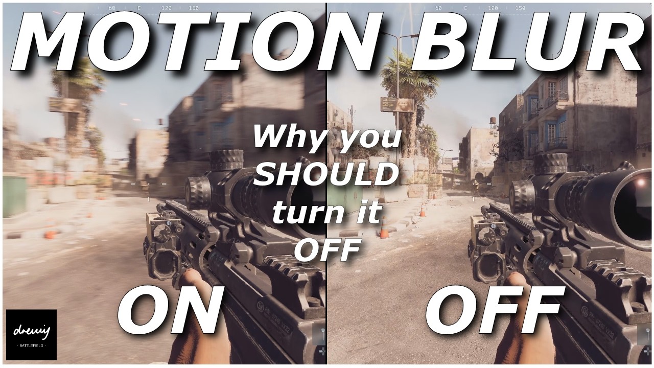 Motion Blur ON v OFF - COMPARISON - Why you SHOULD turn it OFF - 1440p ...