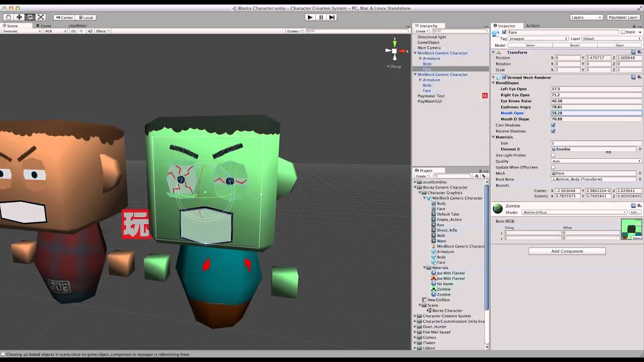 Generic Blocky Character For Unity - YouTube