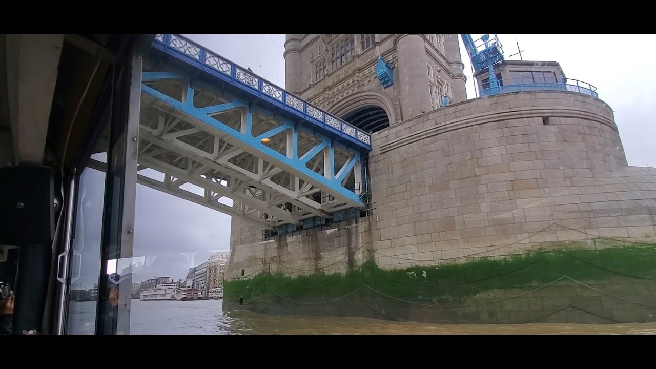 Cruising underneath the London Tower Bridge (8.8.23) - YouTube