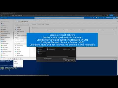 Azure - How to create an Azure virtual network and configure DNS - YouTube