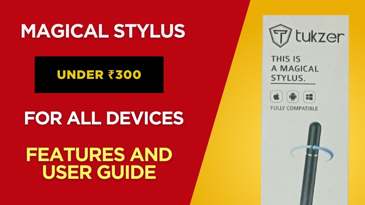 Magical stylus under ₹300 for all devices| Features and User Guide ...