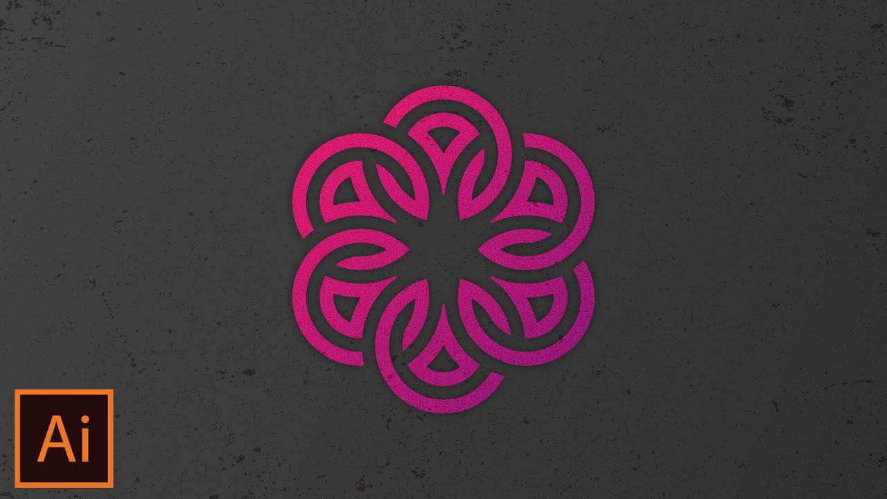 Logo Simétrico | Rotar y Duplicar | Tutorial Adobe Illustrator - YouTube