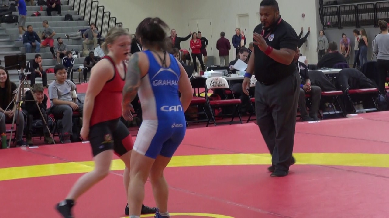 2017 Guelph Open FW63kg Brianne Graham (Dinos) vs Rhiannon Digweed ...