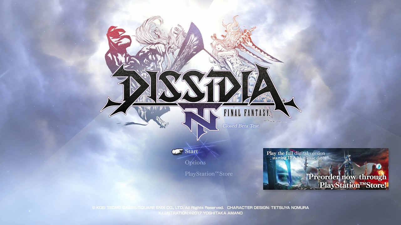 Fru juega: Dissidia Final Fantasy NT beta | PS4 - YouTube