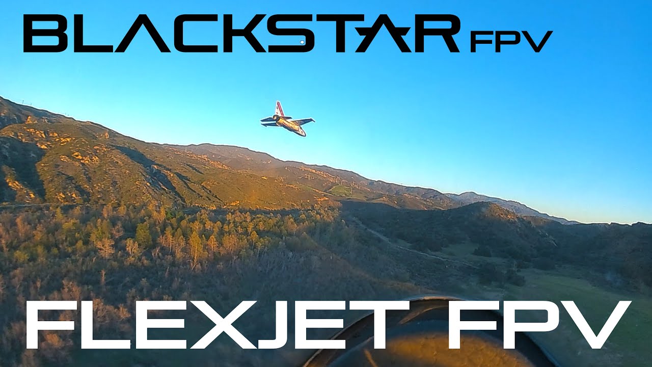 Flex Innovations FlexJet FPV TOP GUN - 90mm EDF with DJI Head Tracking ...