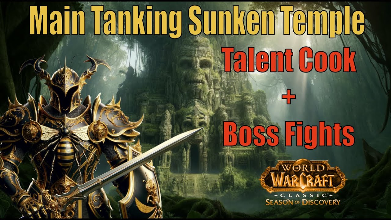 Paladin Main Tanking Sunken Temple | Talent Cook + Boss Fights Only ...