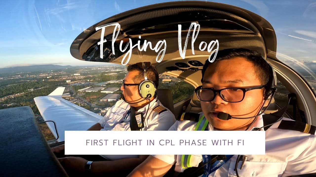 First flight in CPL Phase with FI | ATC Subtitles - YouTube