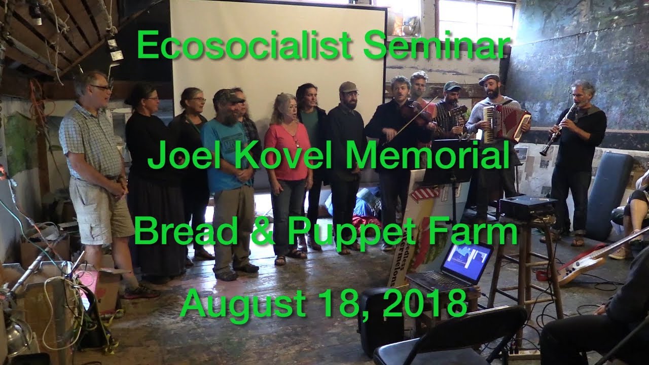 Ecosocialist Seminar - Joel Kovel Memorial - YouTube