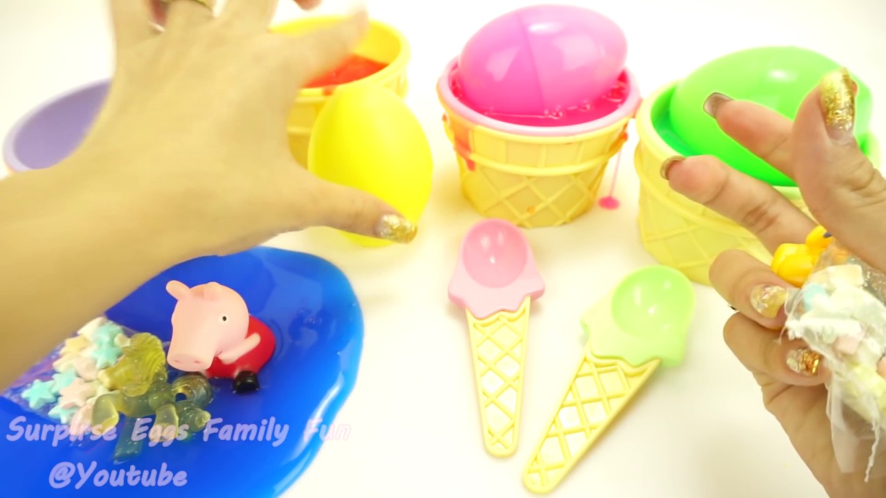 Learn Colors Slime Surprise Toys Play Doh Fun and Creative for Kids ...