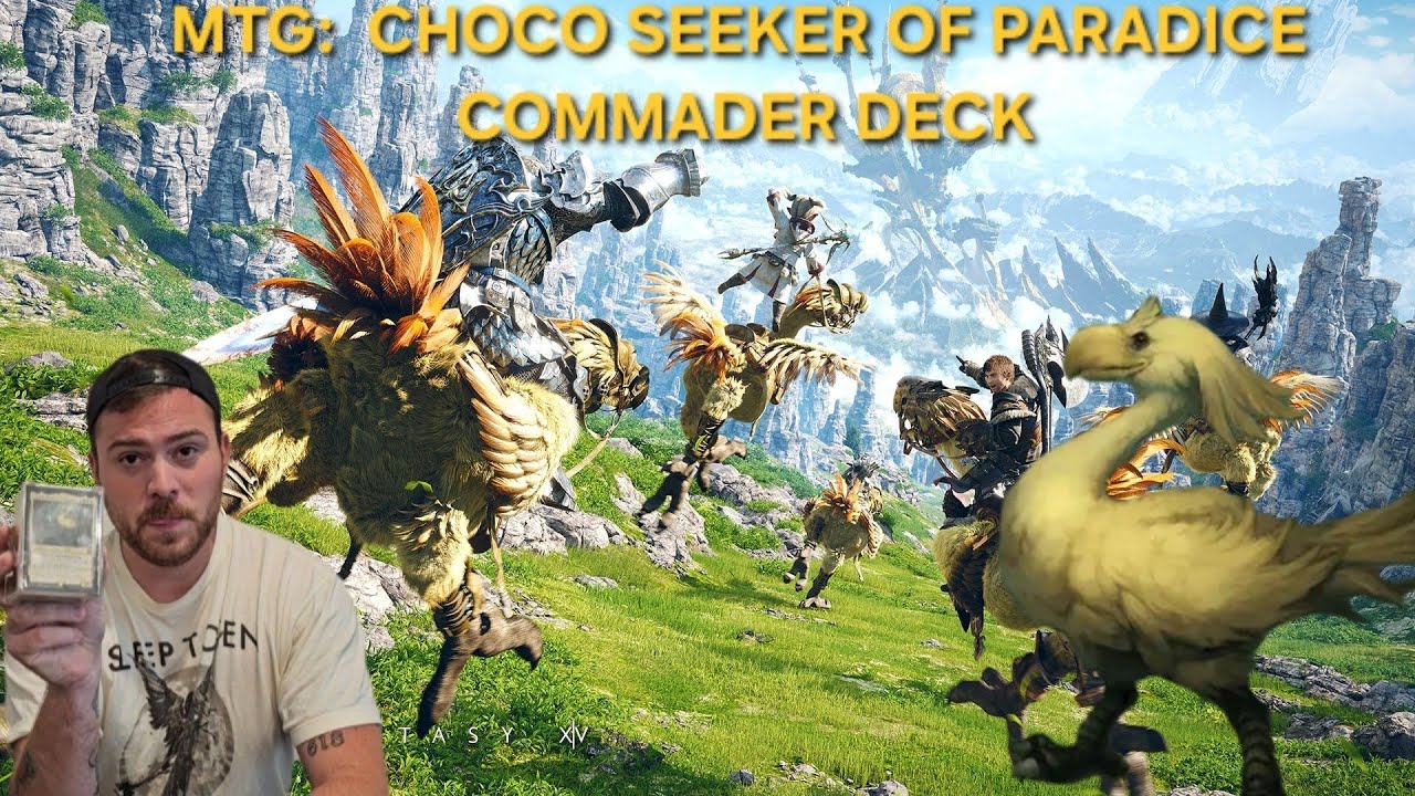 Magic the Gathering Final Fantasy Choco Commander Deck Breakdown - YouTube