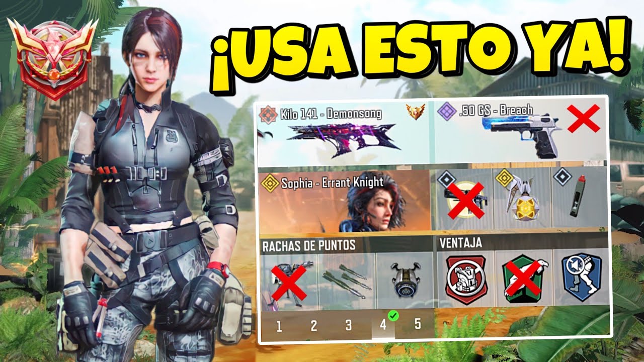 EL MEJOR ARMAMENTO PARA SUBIR A LEYENDA MAS RÁPIDO EN COD MOBILE - YouTube