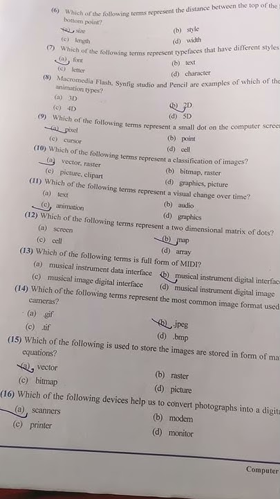 Class 11 computer gseb chapter 1 mcqs answer - YouTube