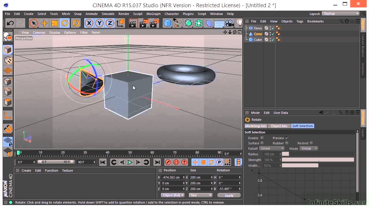 Maxon Cinema 4D R15 Tutorial | Coordinate Systems - YouTube