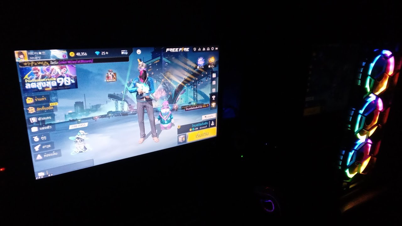 Free Fire On PC🖥⚡ - YouTube