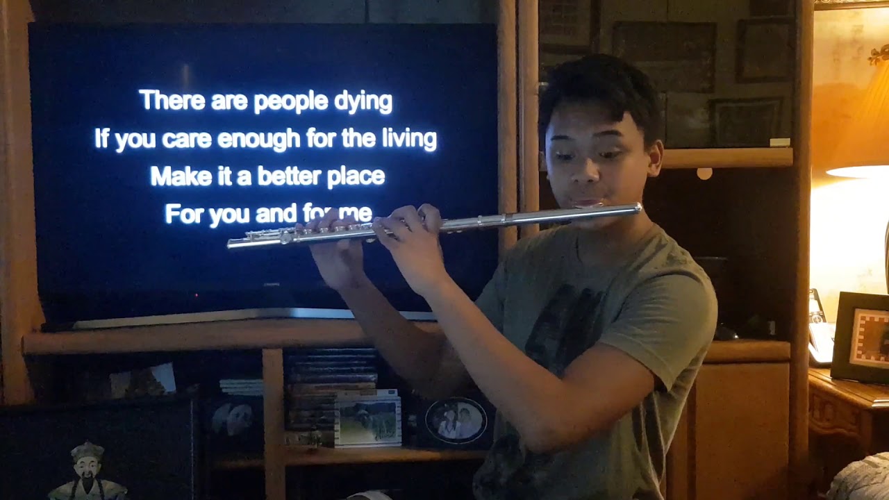HEAL THE WORLD (flute cover) by Michael Jackson - YouTube