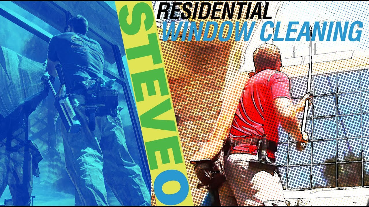 Residential Window Cleaning with SteveO - YouTube