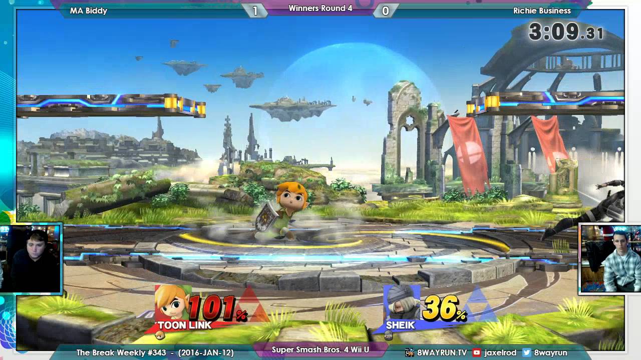 The Break #343 SSB4 W4 MA Biddy VS Richie Business - YouTube