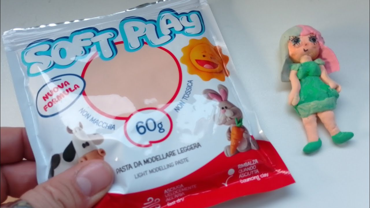 Soft Play pasta modellabile...Sara al lavoro - YouTube
