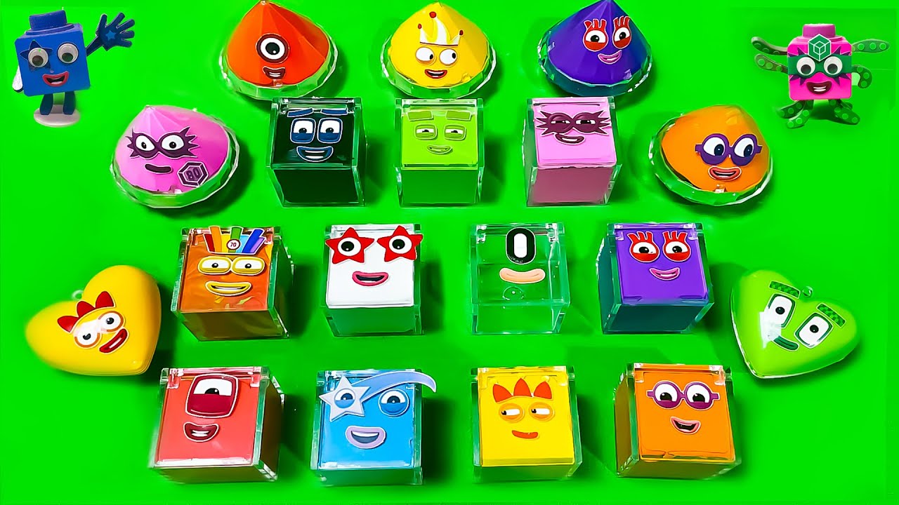 Numberblocks – Looking CLAY Rainbow With Mini Box Coloring, Satisfying ...