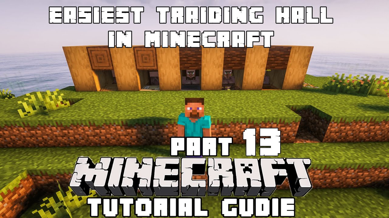 EASIEST NORMAL TRAIDING HALL IN MINECRAFT|MTTGP13 - YouTube