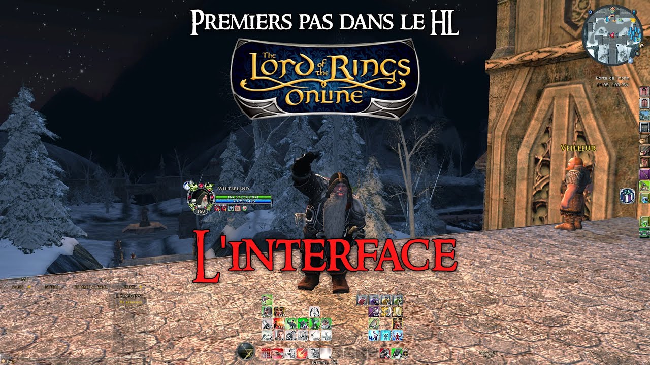 Premiers pas dans le HL de Lotro #1 : L'interface - YouTube